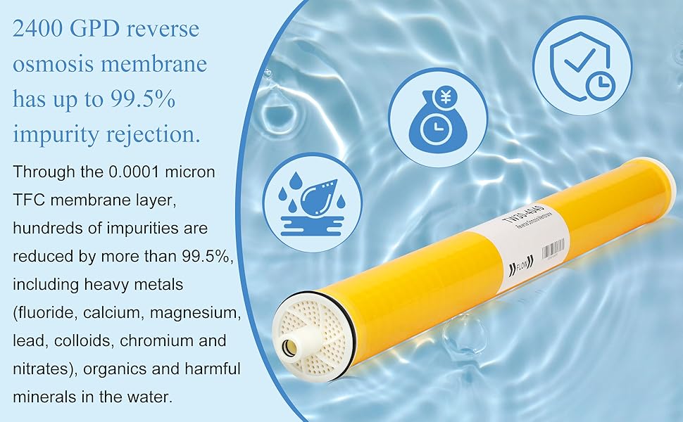 Amazon.com: TW30-4040, Filmtec TW30 4040 for DOW Filmtec Membrane Replacement, Membrane TW30 ...