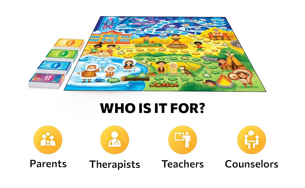 Amazon.com: CBTime Therapy Games for Kids, Playing CBT Board Game for ...