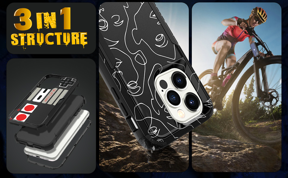 Amazon.com: Plakill for iPhone 14 Pro Max Case - Women Cute Girls Phone Cover Girly Unique ...