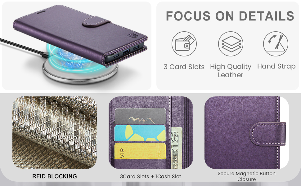 Amazon.com: FLIPALM for Google Pixel 7A(Non Pixel 7/7pro) Wallet Case with RFID Blocking Credit ...