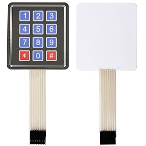 Amazon.com: SazkJere 8Pcs 4x4 Keypad 16 Key Matrix Array Membrane ...