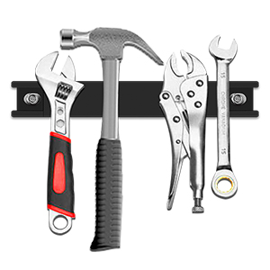 Amazon.com: 8' Heavy Duty Magnetic Tool Strip, 4 Pack Rubber Protected, Storage Organizer for ...