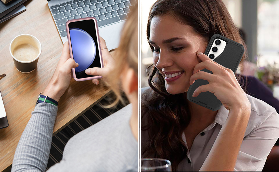 Anloes Defender Case for Samsung Galaxy S25 5G, Heavy Duty Shockproof Dustproof 3 in 1 Rugged ...