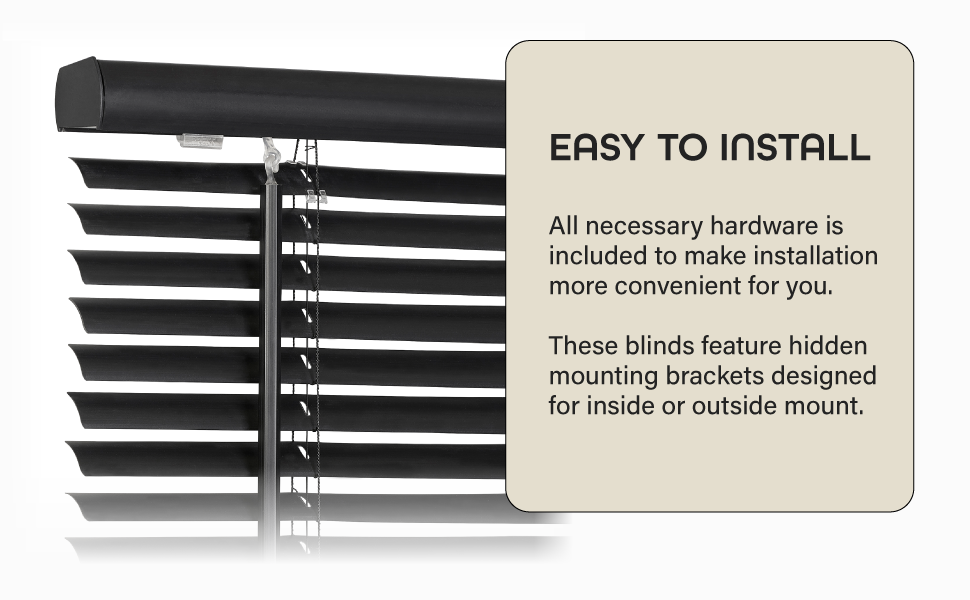 Amazon.com: Cordless Light Filtering Mini Blind - 47 Inch Width, 48 ...