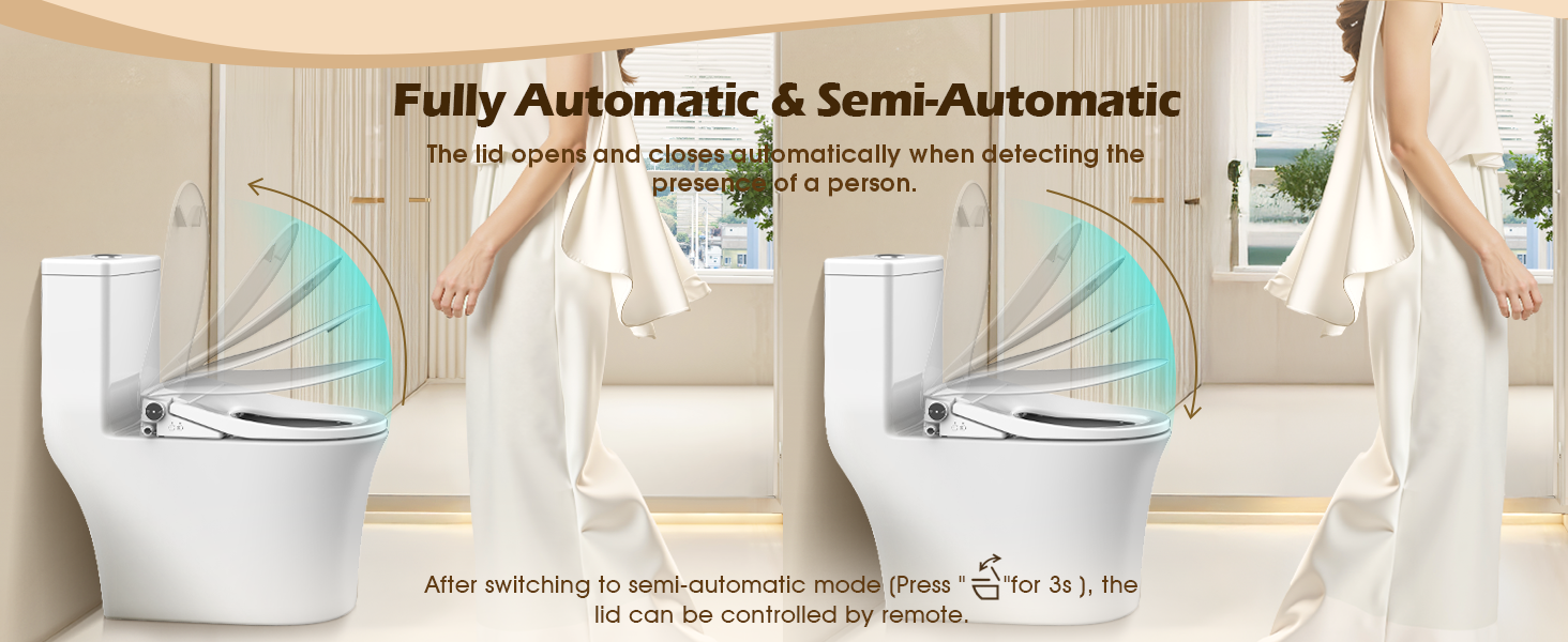 iliD Smart Max Bidet Toilet Seat, Electric Elongated Ecoseat with Four Cleaning Modes, Auto Open ...