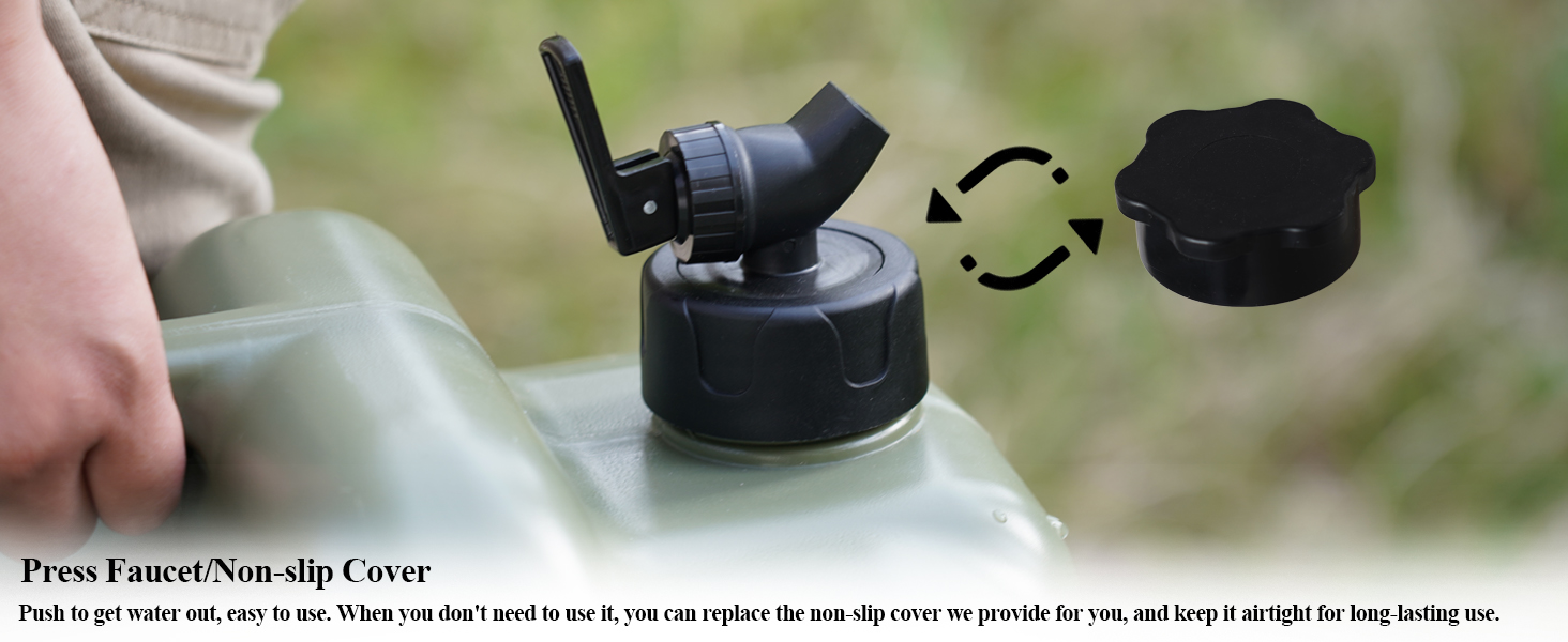 Amazon.com : COOZMENT 7.4 Gallon (28L) Portable Water Containers with Spigot, BPA Free Water Jug ...