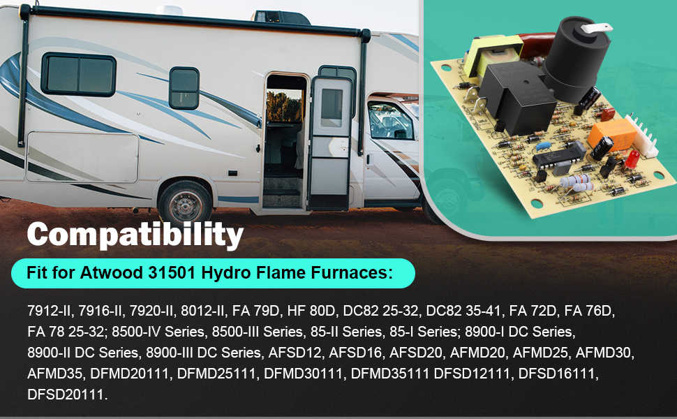 Amazon.com: 31501 RV Furnace Circuit Control Board for Atwood, 31501 RV Ignition Control Board ...