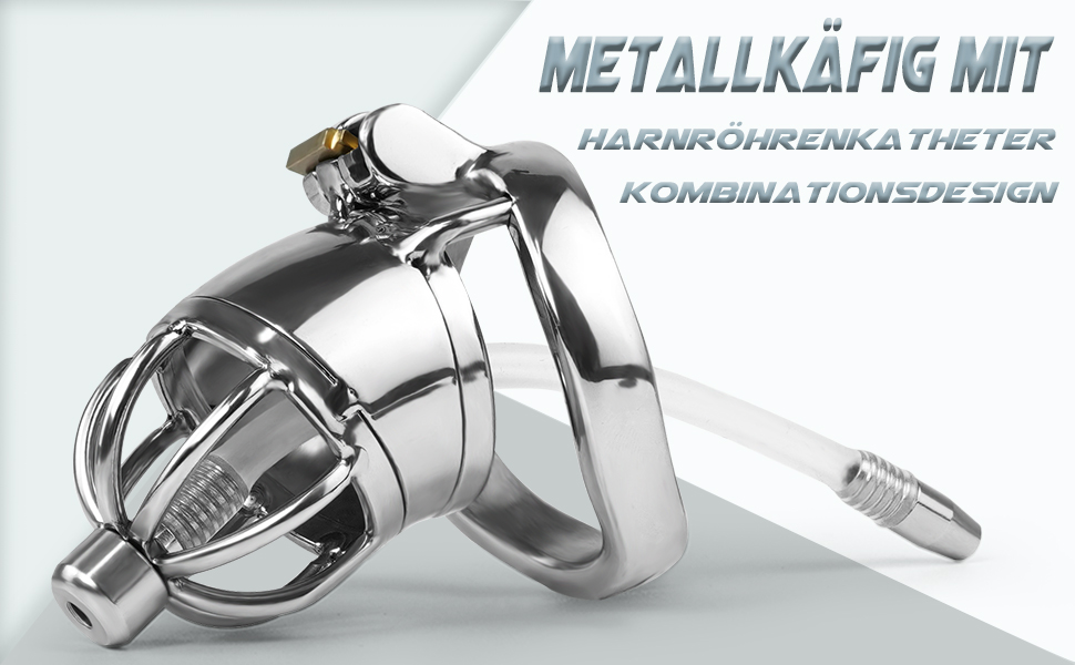 iKenmu Edelstahl Peniskäfig Keuschheitsgürtel für Männer Keuschheit,SM Folter Bondage ...