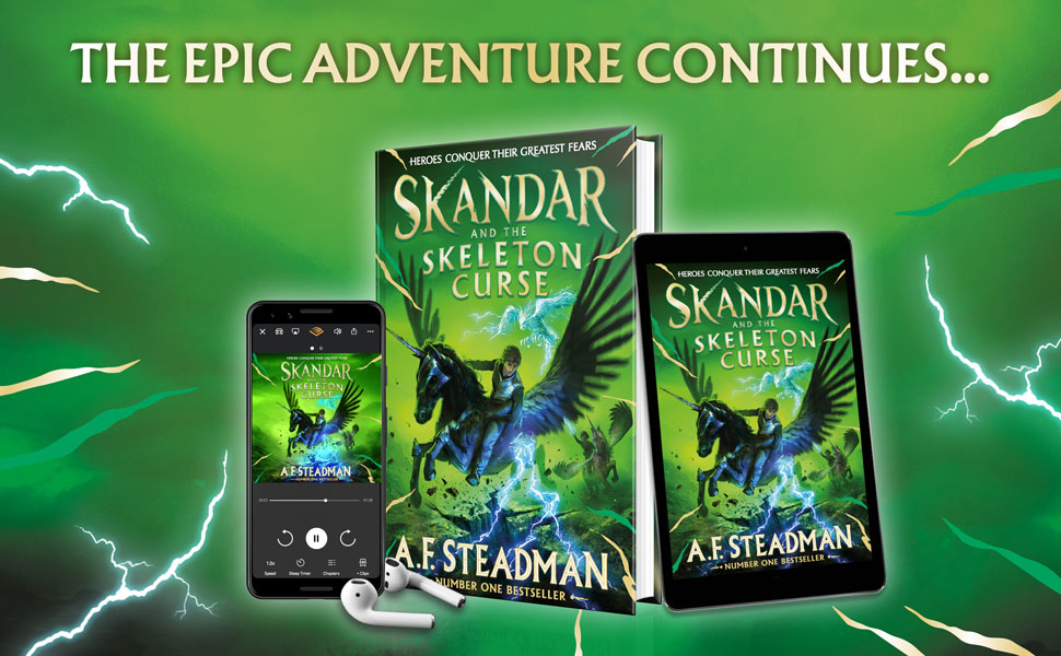 Skandar and the Skeleton Curse (Volume 4): A. F. Steadman : Steadman, A.F.: Amazon.co.uk: Books