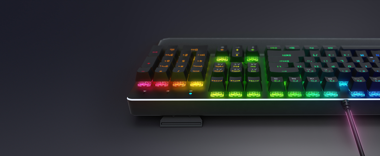 Amazon.com: GAMEPOWER Ogre RGB Mechanical Gaming Keyboard, 104 Full ...