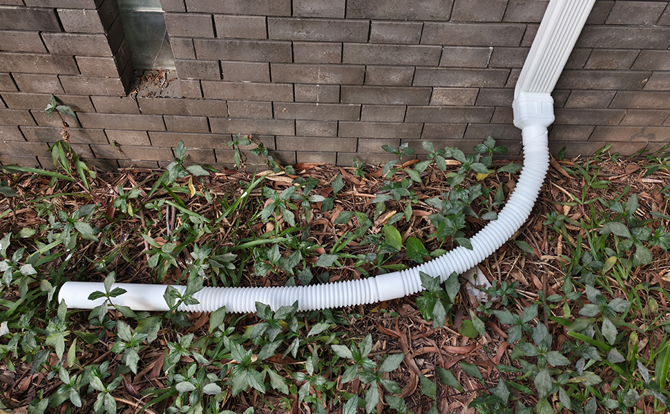 Amazon.com: Prestantious 8.5ft Long Gutter Downspout Extensions, 2" ID ...