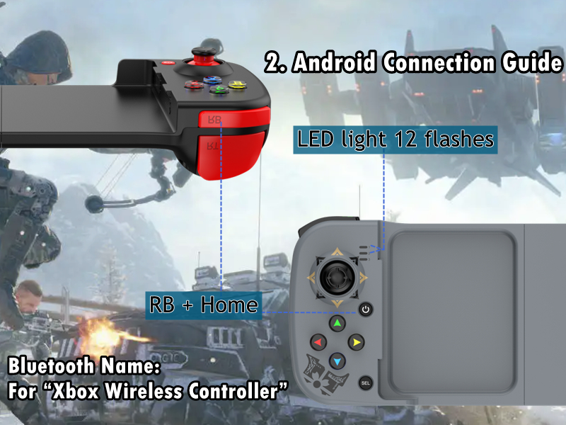 Megadream Wireless Game Controller für iPhone, MFi Bluetooth Mobile Gamepad Joystick für iOS ...