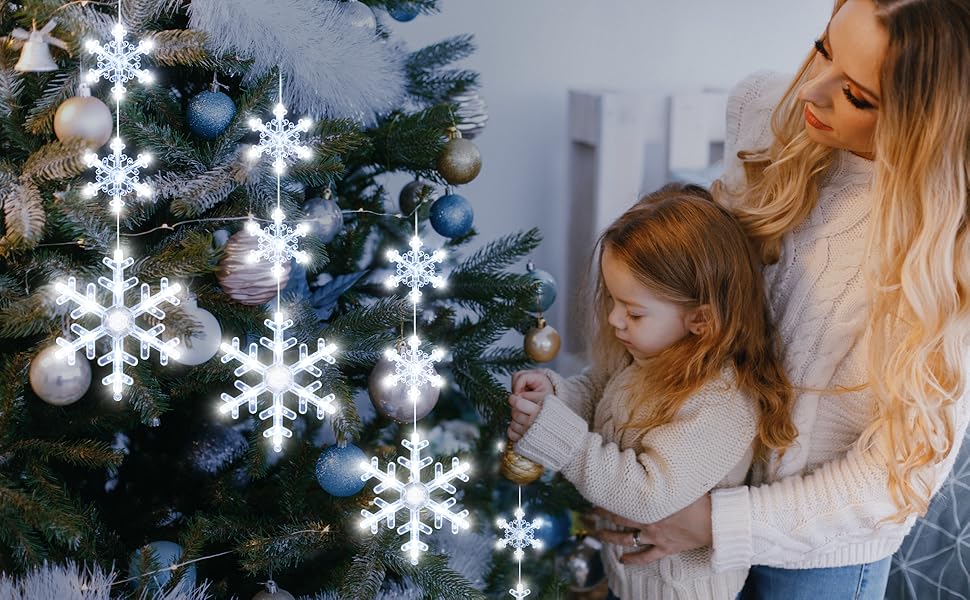 Amazon.com: LYUBASA Timer 3Pack Christmas Window Lights Decorations ...