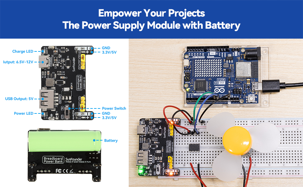 SunFounder Elite Explorer Kit with Original Arduino Uno R4 WiFi, IoT ...