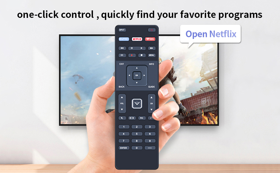 Xrt122 Replacement Remote Control Compatible For Vizio