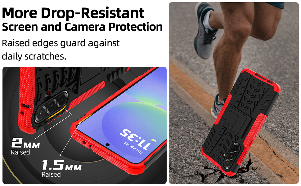 Amazon.com: Iokmax for Samsung Galaxy A36 5G Case with 2 Pack Screen Protector, Military Grade ...