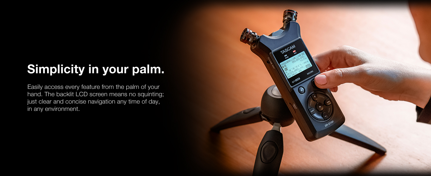 Amazon.com: TASCAM DR-07XP 32-Bit Float Portable Handheld Field Recorder and USB-C Audio ...