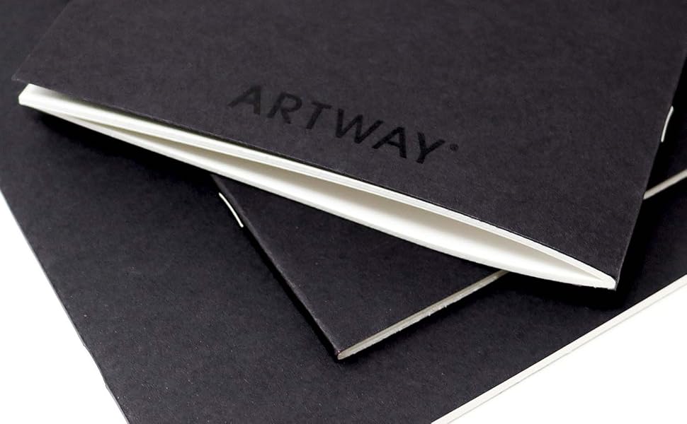 Artway Softback Sketchbook - A4 Portrait - 135gsm Cartridge Paper - 20 pages/40 Sides - Pack of ...