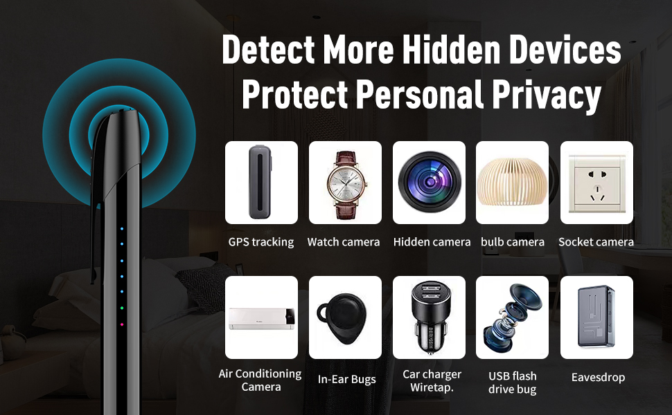 Aoiruo Hidden Camera Detectors Bug And Hidden Camera Detector Anti Hidden Devices