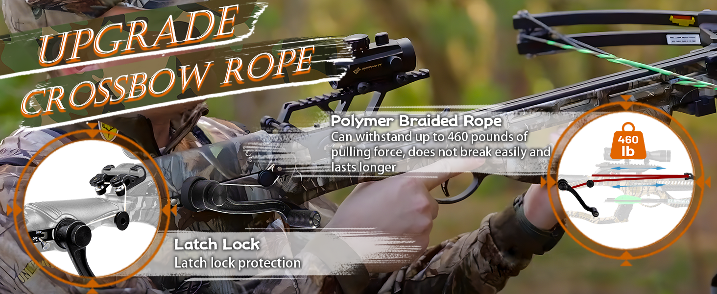 Amazon.com : Upgraded Crank Cocking Device Compatible with Barnett Series Crossbow, Ambidextrous ...