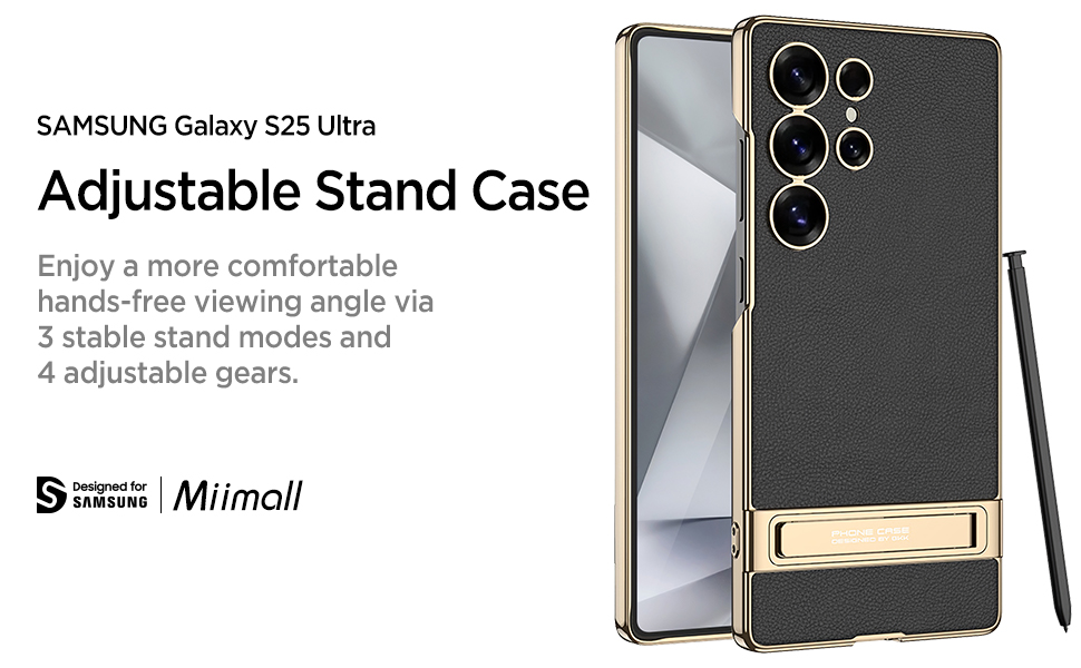 Amazon.com: Miimall for S25 Ultra Case,Galaxy S25 Ultra Case with Built-in Kickstand Shockproof ...