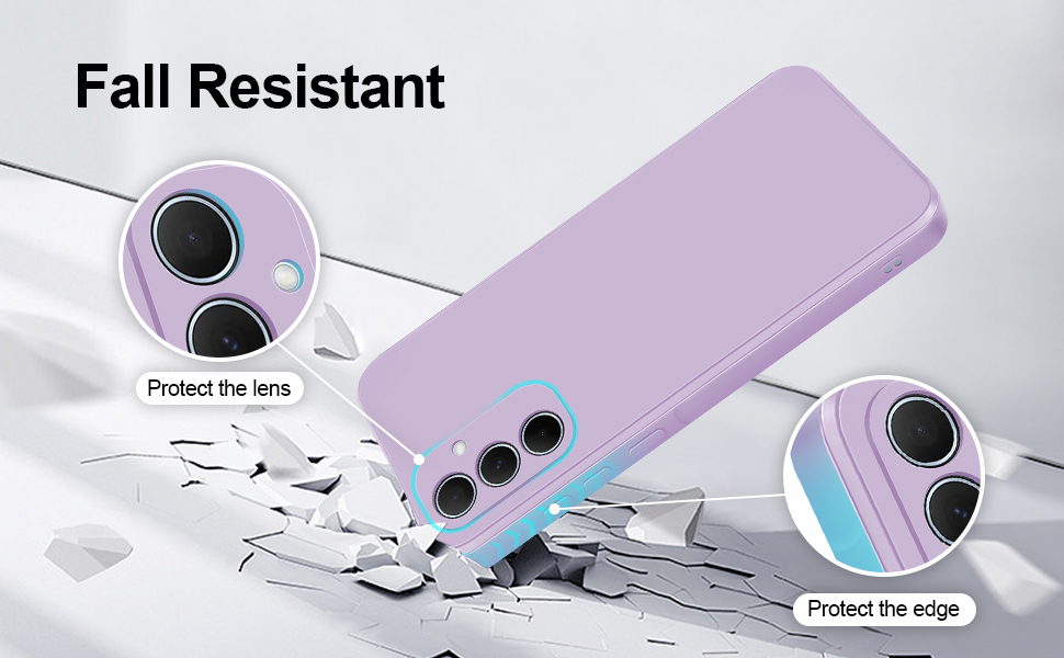 Amazon.com: GiiYoon Silicone Case Compatible with Samsung Galaxy A35 5G, Full Body Silky Soft ...