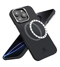 Amazon.com: MONOCARBON Real Forged Carbon Fiber Case for iPhone 16 Pro Max, Military Grade 6.9 ...