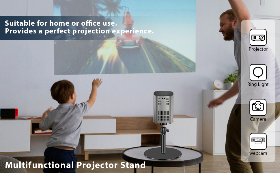 Amazon.com: [All Metal/Super Stable]Desktop Projector Stand with ...