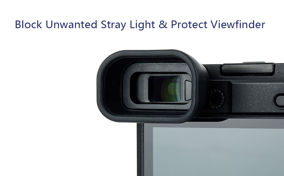 Amazon.com : Kiwifotos Soft Long FDA-EP17 Viewfinder Eyecup Eye Cup Eyepiece for Sony A6400 ...