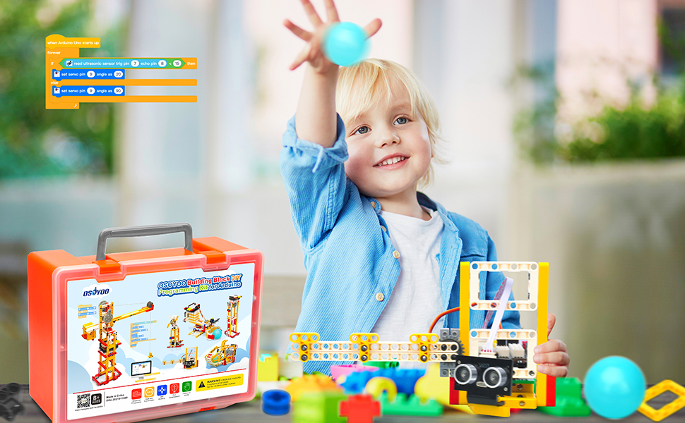 OSOYOO Building Block Electronics Project - Starter kit for Arduino ...