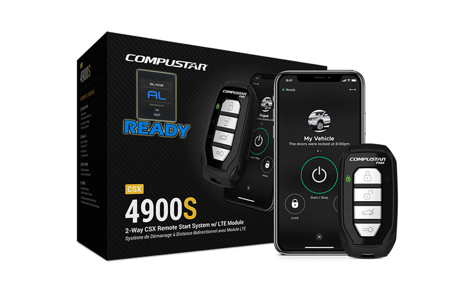 Amazon.com: Compustar CSX4900-S 4-Button 2-Way, 3000' Remote Start ...