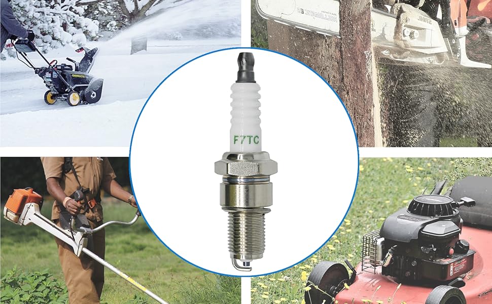 Amazon.com: 2Pcs F7TC Spark Plug Replacement for GX120 GX160 GX200 GX240 GX270 GX340 GX390 ...