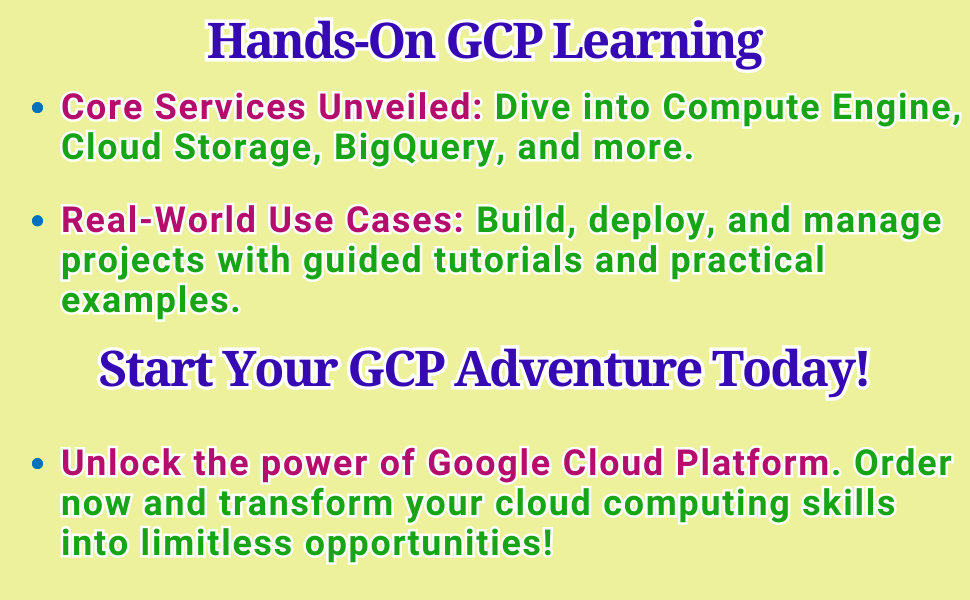 Amazon.com: Cloud Computing Fundamentals: A Comprehensive Guide to Mastering GCP: Learn the ...