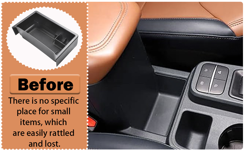 Amazon.com: RUNROAD Center Console Organizer Tray Compatible with Ford Maverick 2022 2023 2024 ...