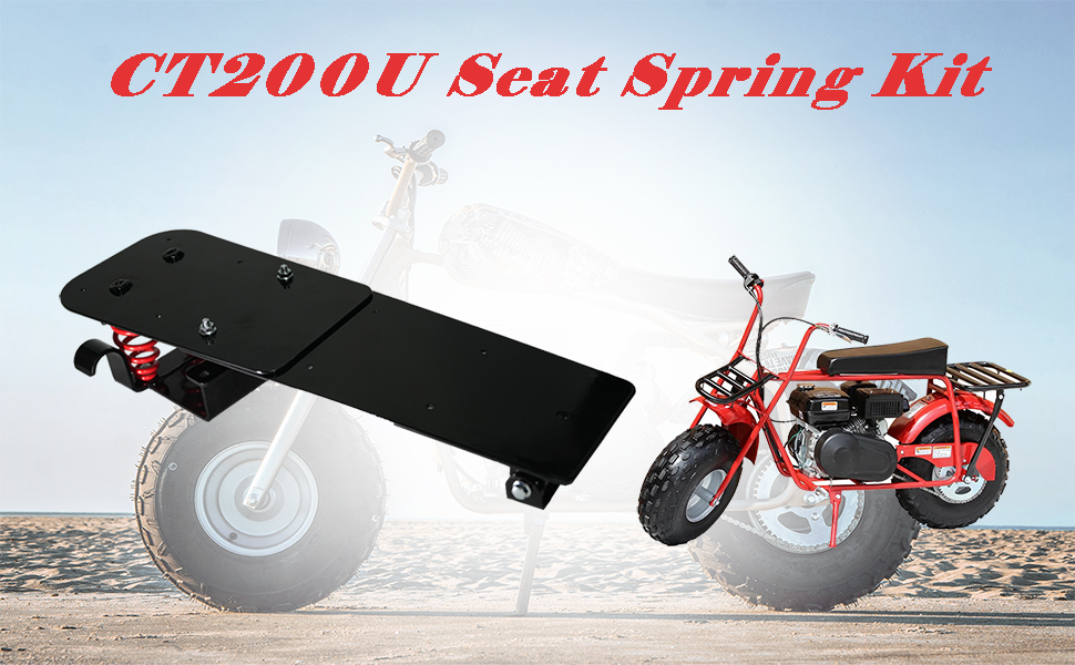 Amazon.com: JMCHstore Seat Spring Modified Kit for Coleman CT200U 196cc Hisun HS200U Mini bike ...