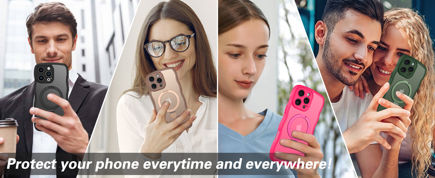 Amazon.com: BENTOBEN Magnetic for iPhone 15 Pro Max Case with Invisible Stand [Compatible with ...