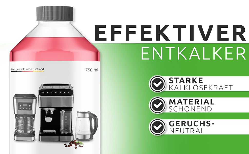 Amazon.de: Purivita - Universal Entkalker 750 ml für Kaffeevollautomaten - Für alle bekannten ...