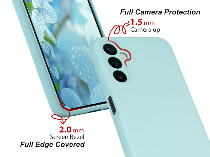 Amazon.com: Varikke Silicone Case for Samsung Galaxy A15 5G, Full Body Soft Liquid Silicone ...