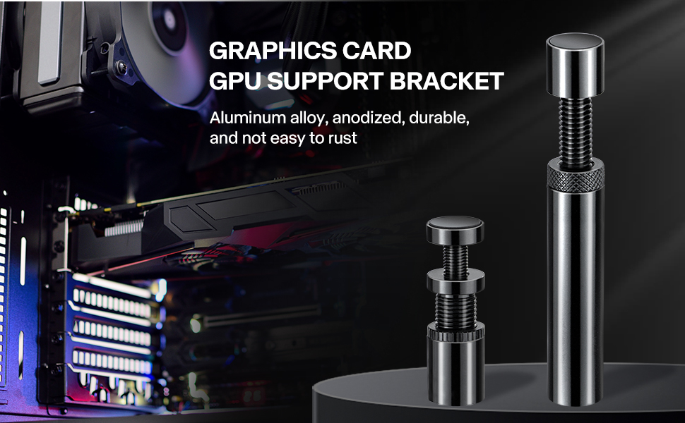 Amazon.com: GPU Support Bracket Height Adjustable GPU Brace Video Card Sag Holder Bracket with ...