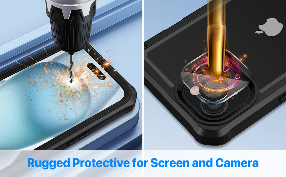 Amazon.com: CENHUFO Privacy for iPhone 15 Plus Case, Full Body Phone Case with Built-in 9H ...