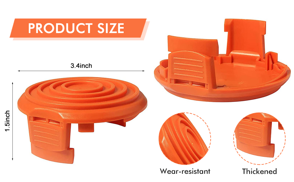 Amazon.com : Kaberalty WA0007 50022833 Weed Eater Replacement Spools Cap Covers Compatible with ...