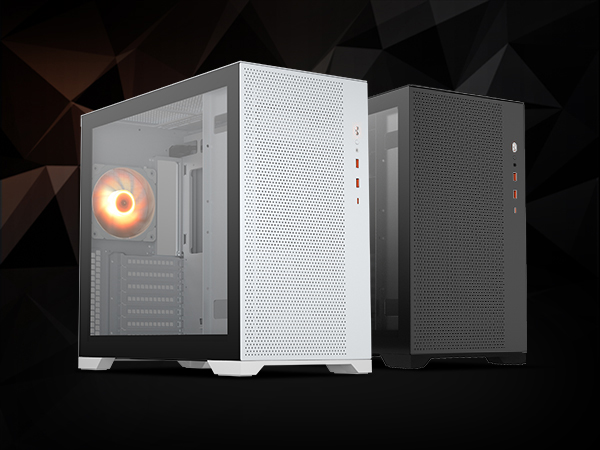 Mua Vetroo AL-MESH-7C Compact ATX PC Case, Front Power Supply, Top ...