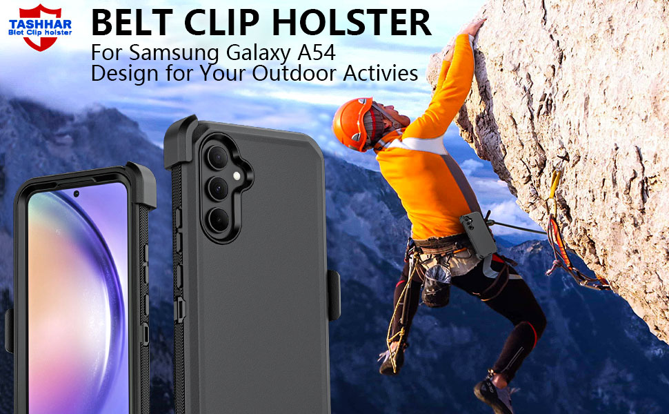 Amazon.com: TASHHAR Phone Case for Samsung Galaxy A54 5G case,Heavy Duty Hard Shockproof Armor ...