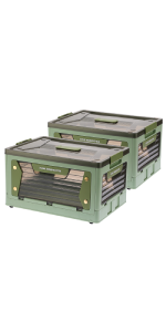 Amazon.com - BTSKY 2 Pack Collapsible Storage Bins with Double Side ...