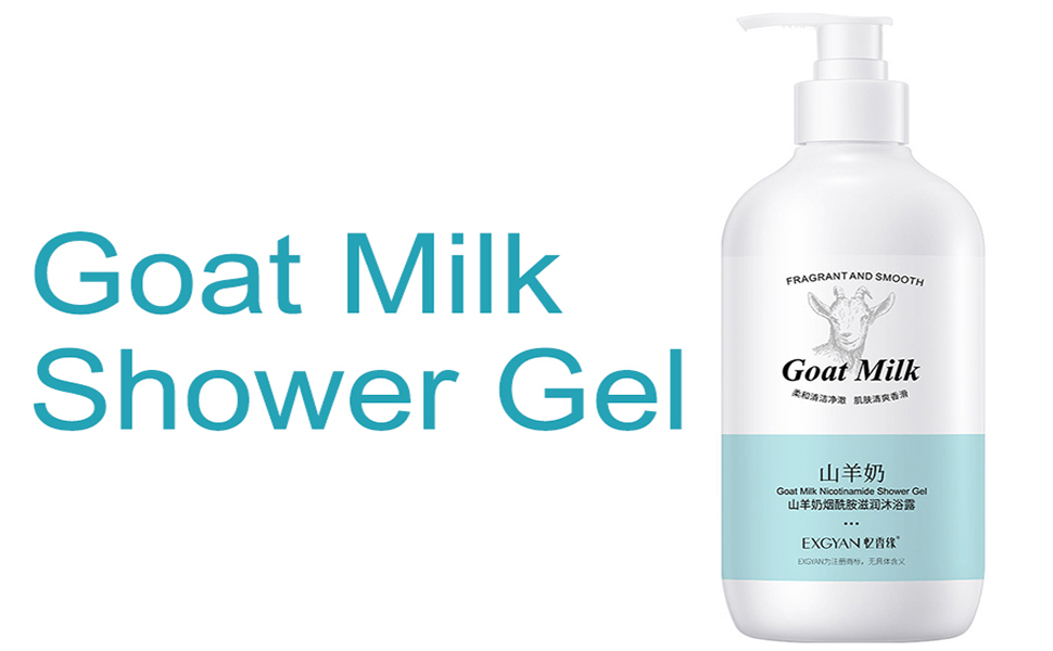 Buy Goat milk Mousse body wash whitening shower gel moisturizing body care (Pack of 4) Online at ...