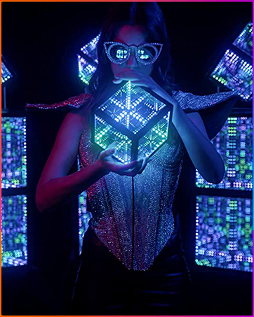 The Hyperspace Lighting Company HyperCube Infinity Cube LED Light with ...