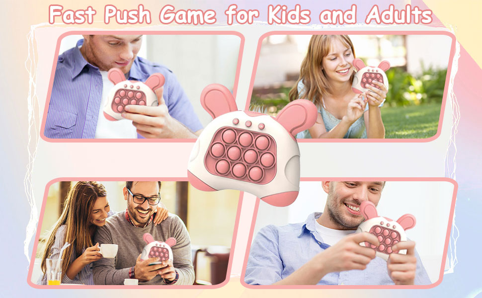 Amazon.com: Fast Push Game Fidget Toys Pop Game Handheld Bubble Game Light-up Pop Toy for Boys ...