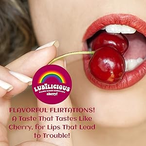 Amazon.com: Lubilicious Water Based Lube - Cherry Flavored Lube - Cherry Lube Water Based ...