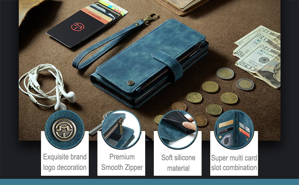 Amazon.com: Lxisxcna Wallet Case Compatibility with Samsung Galaxy S25 Ultra with Card Holder ...