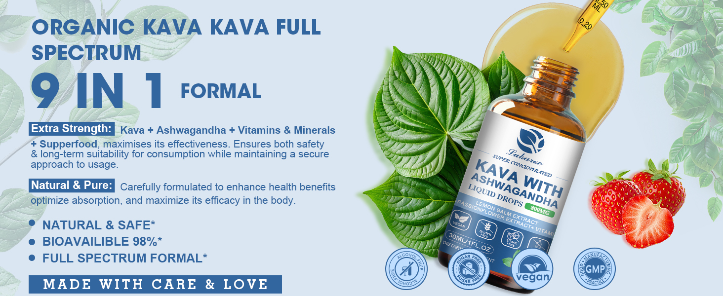 Amazon.com: (2 Pack) Kava Kava Root Extract Supplement - High Concentration Kava w/Ashwagandha ...